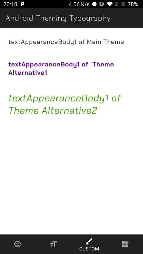 Android Design System and Theming: Typography. - Hugo Matilla